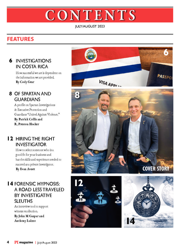 Current issue contents page – PI Magazine, trade publication for ...